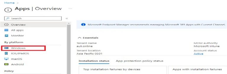 Steps to Install Office Apps using Intune | Cloudavize